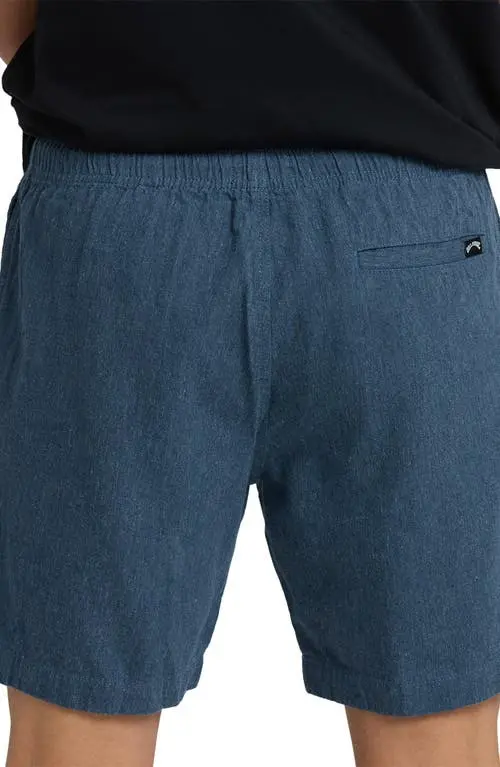 BILLABONG San 'o Layback Cotton & Linen Shorts