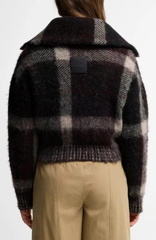 Barbour Carville Plaid Knitted Jacket