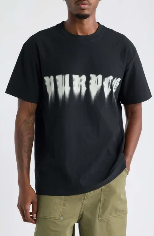 PURPLE BRAND Textured Jersey Ss Tee