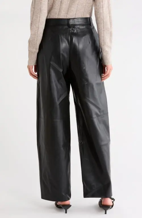 WAYF Orlena Faux Leather Pants