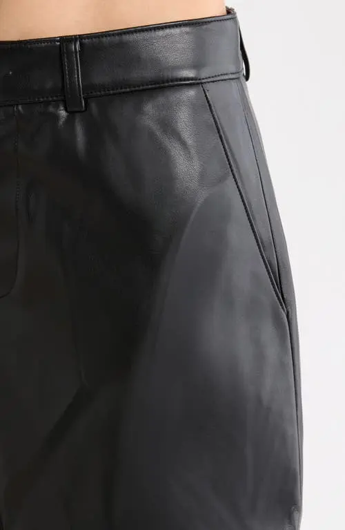 WAYF Orlena Faux Leather Pants
