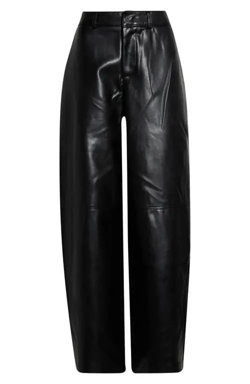WAYF Orlena Faux Leather Pants
