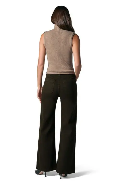 Joe's Jeans The Mia Patch Pocket High Waist Wide Leg Jeans - Olive