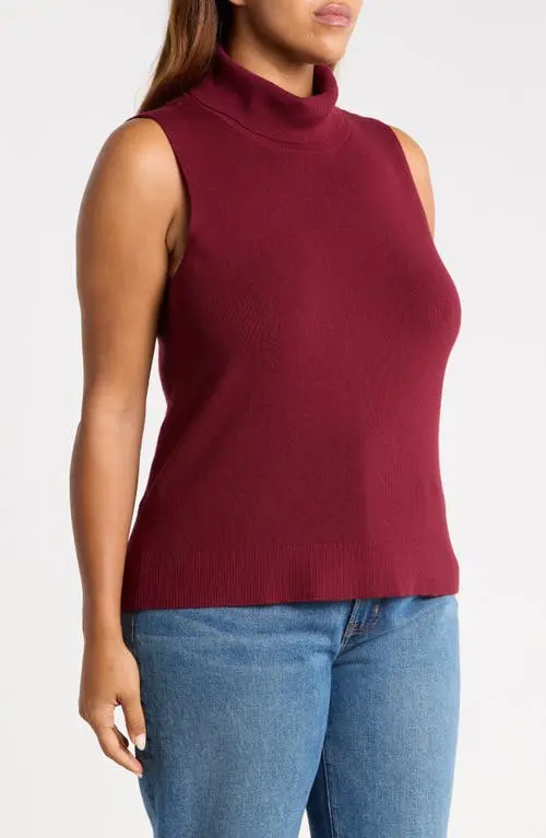 CITY BLUES Kelly Sleeveless Turtleneck Top