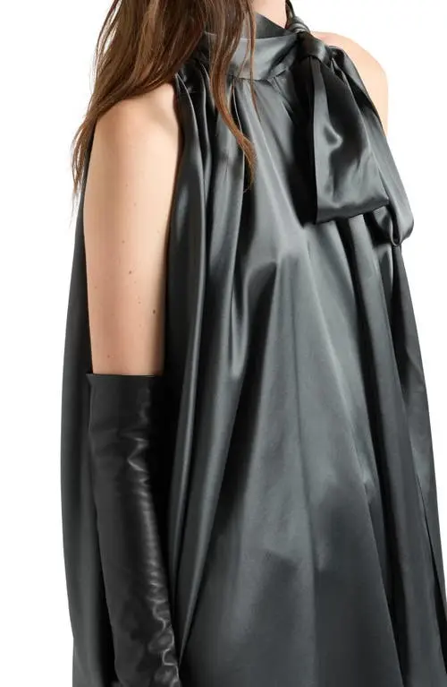 7 For All Mankind Petal Satin Minidress