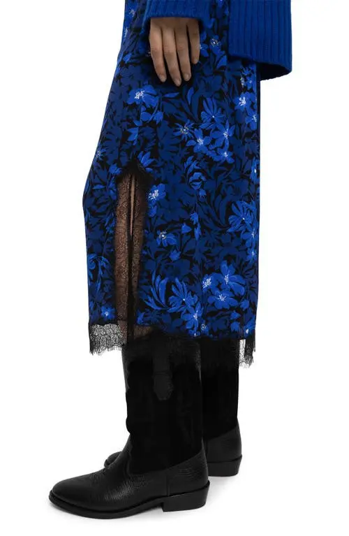 Zadig&Voltaire Jarvis Lace Trim Maxi Skirt