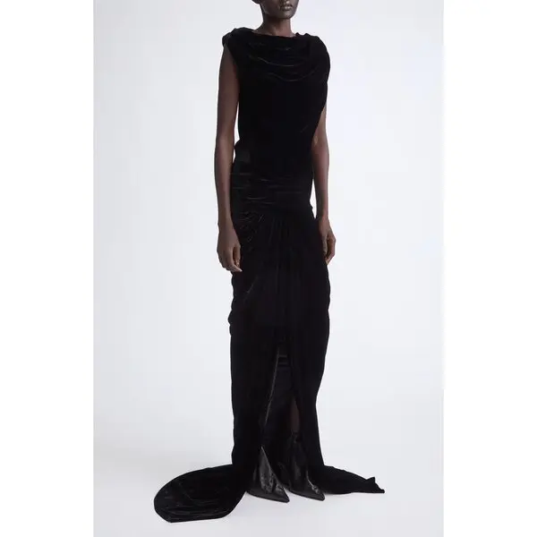 Rick Owens Velvet Strutter Gown