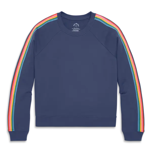 PRIMARY Fit 24/7 Sweatshirt With Rainbow Trim