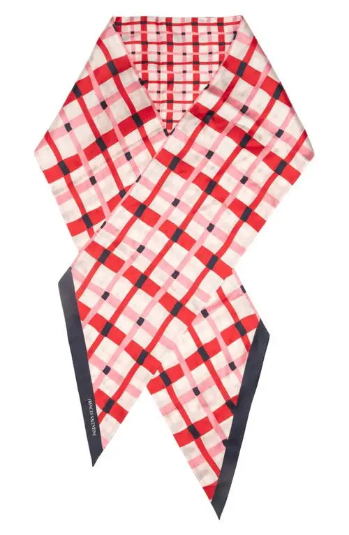 FRANCES VALENTINE Lollipop Triangle Scarf - Pink Multi