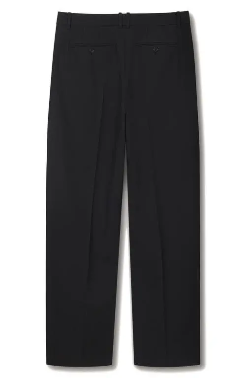 DUNST Double Pleated Wide Leg Slacks