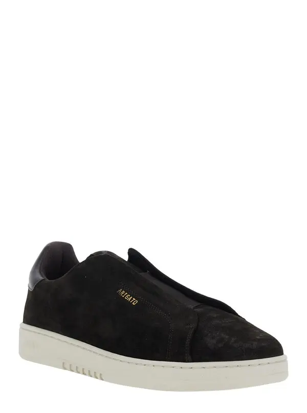 Axel Arigato Dice Laceless Sneaker With Rubber Sole And Leather Upper Brown