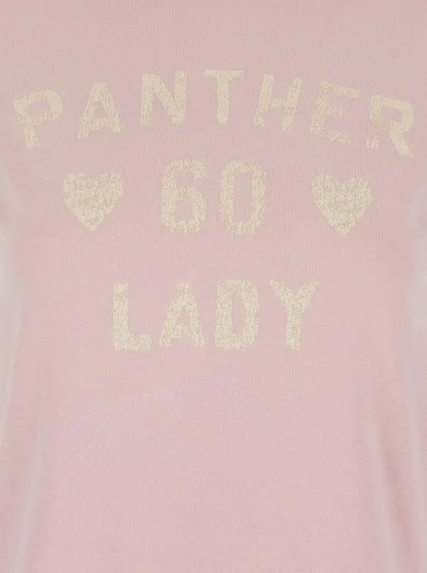 Valentino Garavani Crew Neck T-shirt With Maxi Logo On Front And Back In Pink Cotton Jersey For - Multicolor