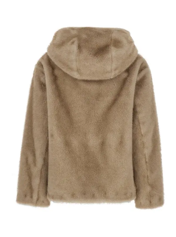 P.a.r.o.s.h Beige Jacket With Front Closure And Long Sleeves In Fabric. Color Beige. Women
