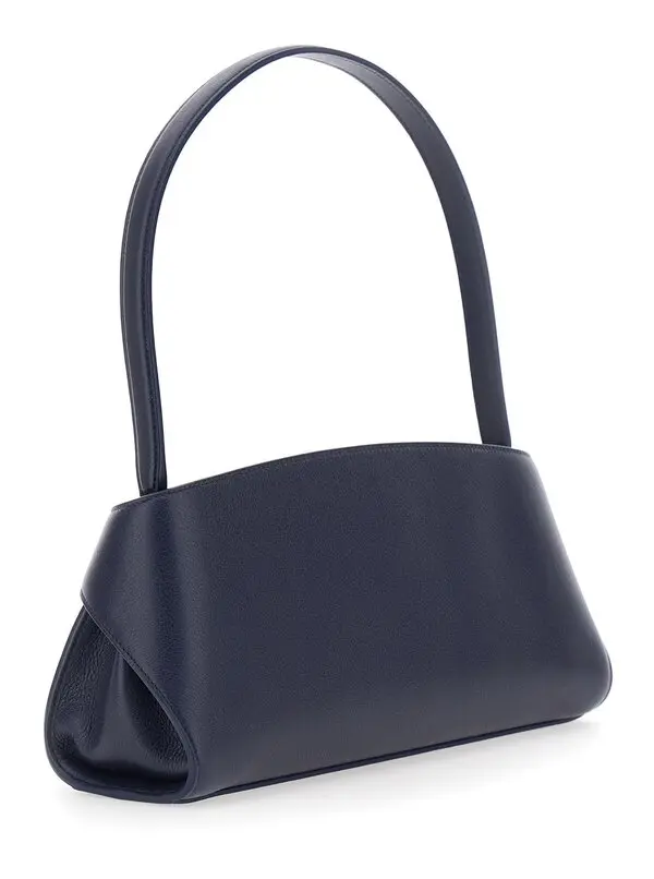 FERRAGAMO Shoulder Bag 'hug' With Blue Leather Details For