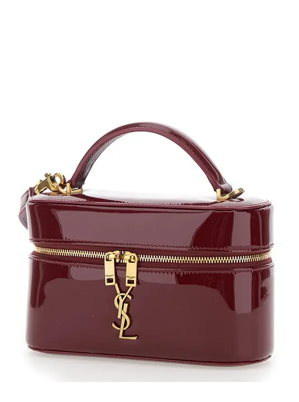 Saint Laurent Pw Vanity Bag W Vernice Seta Soft
