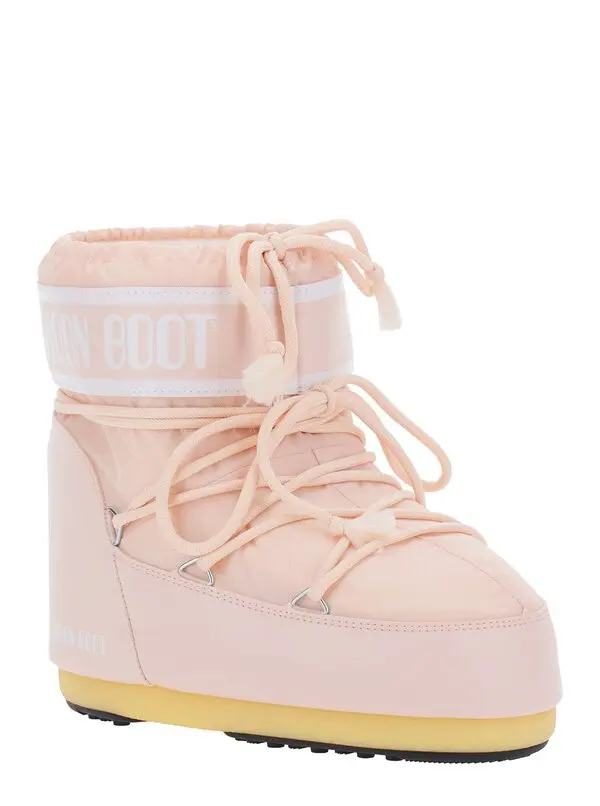 Moon Boot Icon Low Nylon Ankle Boots With Tech Fabric And Color For