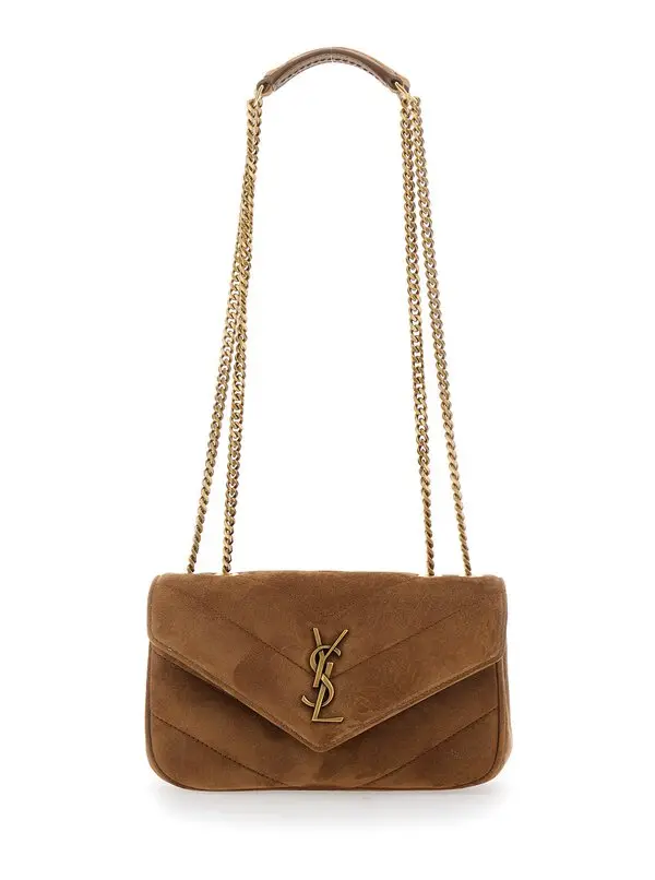 Saint Laurent Pw Mini Loulou Suede Satin - Multicolor