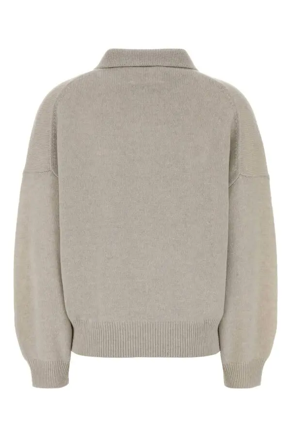 LISA YANG Sand Cashmere Etta Polo Shirt