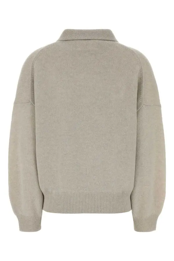 LISA YANG Sand Cashmere Etta Polo Shirt - Brown