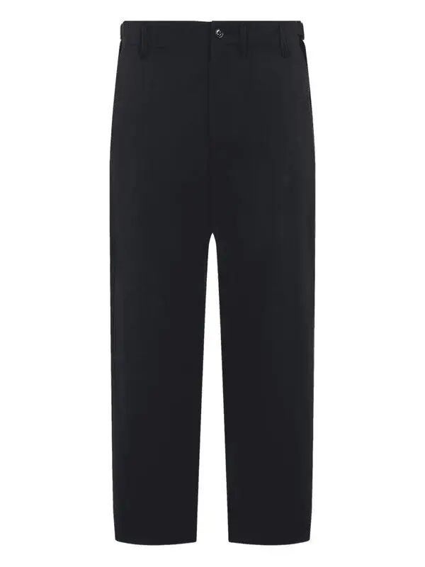 LEMAIRE Pants With Button Closure - Black