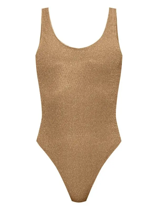 Oseree Lumière Sporty Swimsuit - Silver