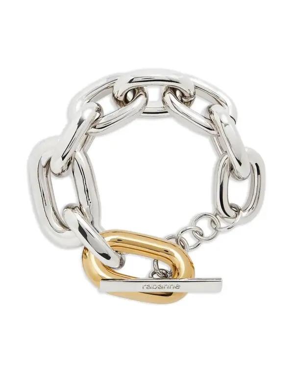 Rabanne Chain-link Oval-link Bracelet