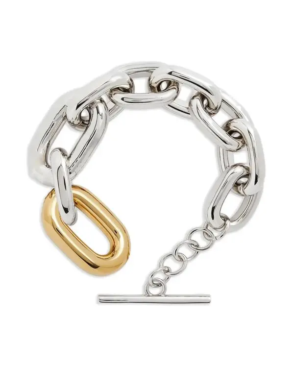 Rabanne Chain-link Oval-link Bracelet