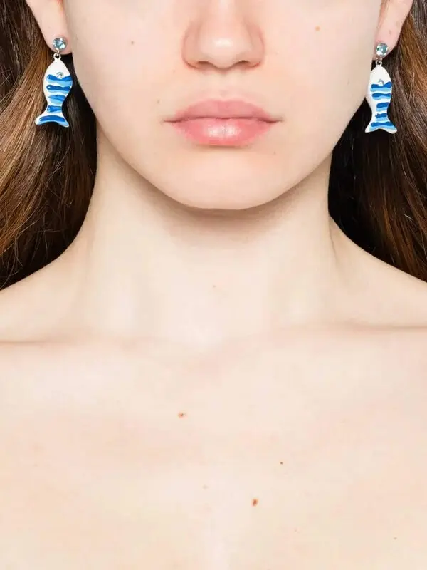 Marni Fish Drop Earrings