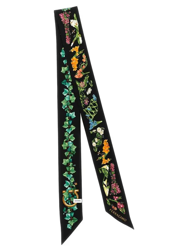FERRAGAMO Bandeau 'eden Shoes' Print - Multicolor