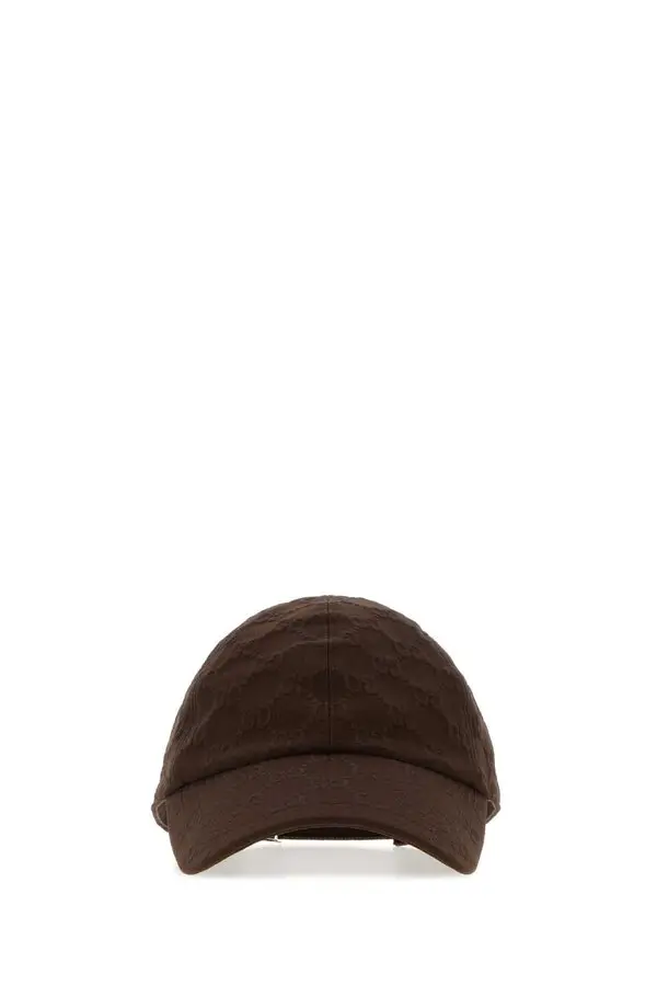 Gucci Gg Jersey Baseball Cap - Brown