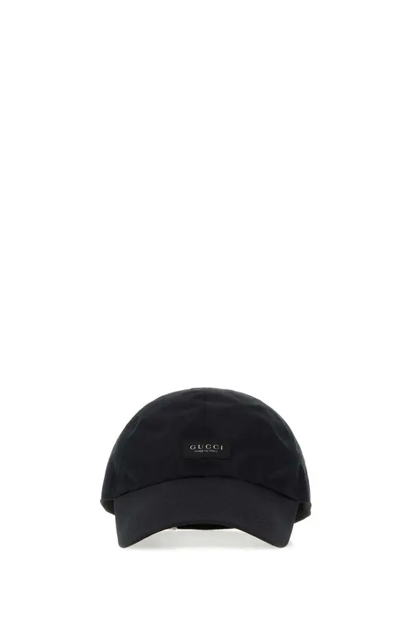 Gucci Gabardine Baseball Cap - Black