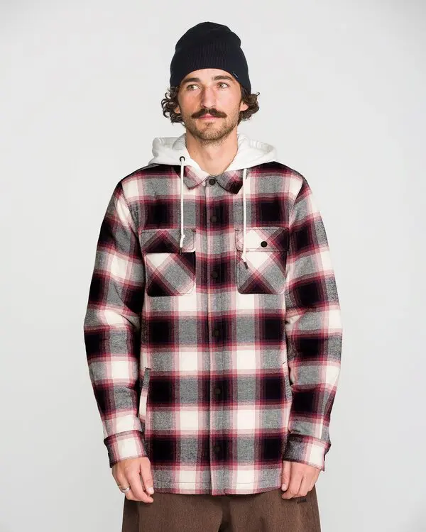 Volcom Enson Insulated Riding Flannel - Blue