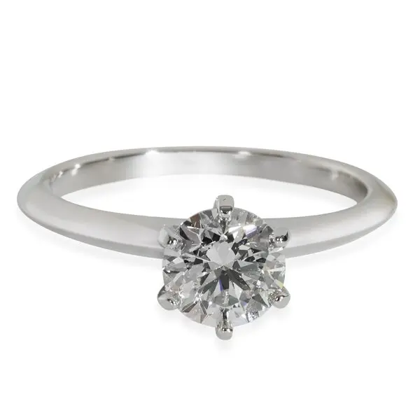 Tiffany & Co. 0.95 Ct Round Brilliant Diamond Engagement Ring - Platinum