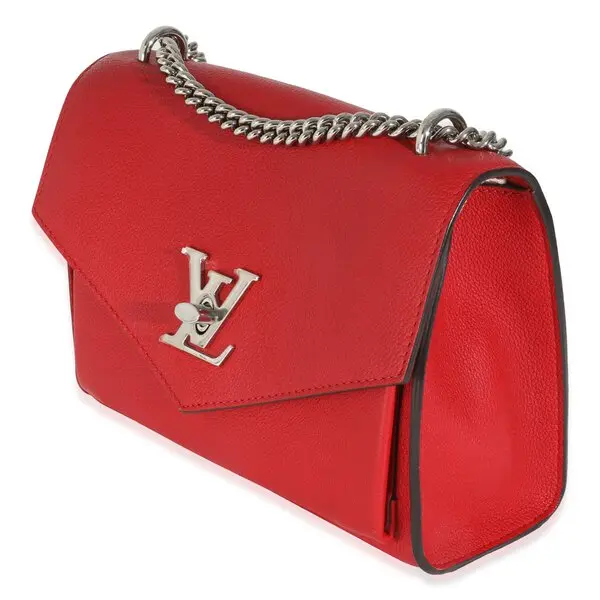 LOUIS VUITTON Rubis Soft Calfskin Mylockme Chain Bb