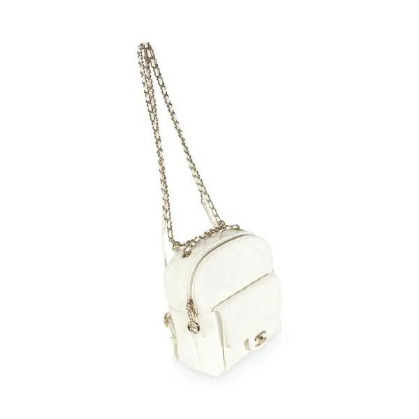 Chanel Quilted Caviar Cc Day Backpack Handbag