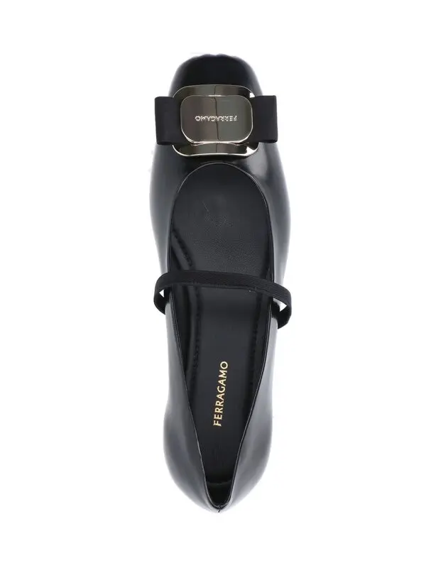 FERRAGAMO Ballet Flats "new Vara - Black