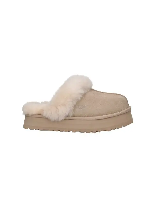 UGG Platform Mules "disquette - Beige