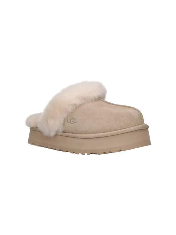 UGG Platform Mules "disquette - Beige
