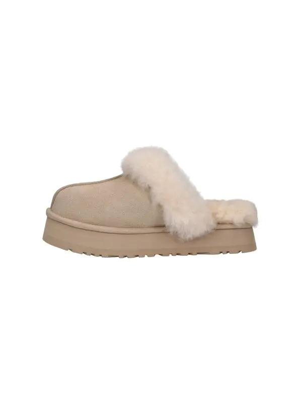 UGG Platform Mules "disquette - Beige