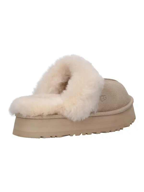 UGG Platform Mules "disquette - Beige