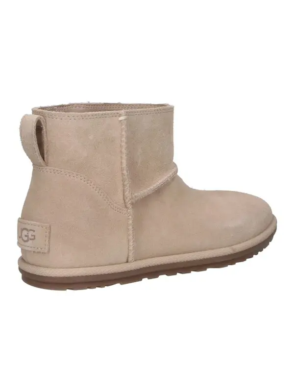 UGG Ankle Boots "classic Mini Deconstructed - Beige