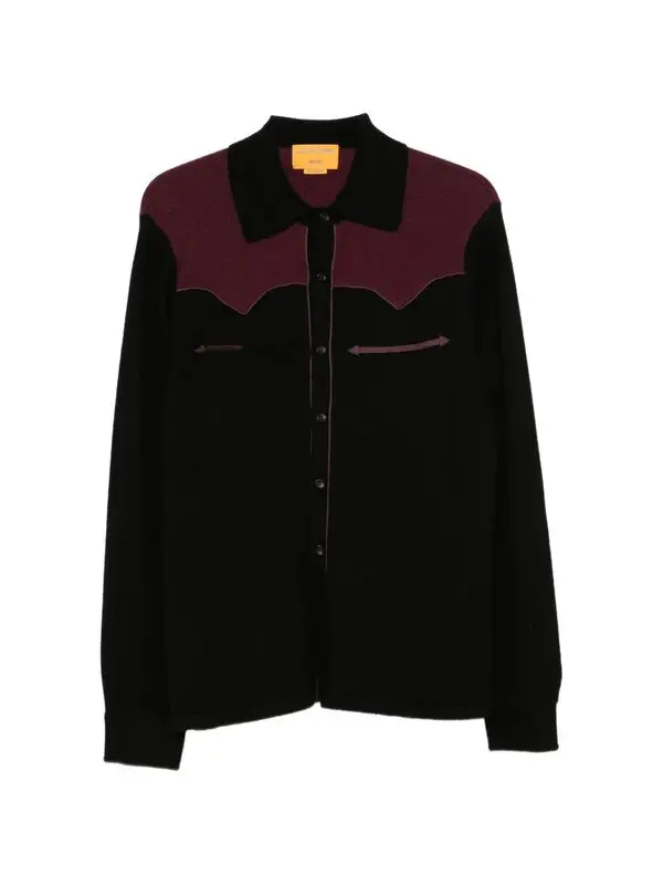 Guest In Residence Western Button Up Shirt - Black