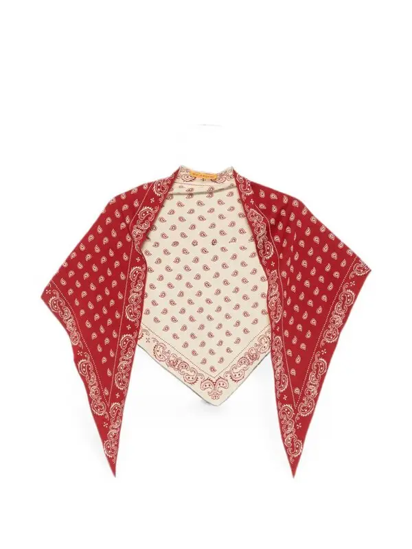 Guest In Residence The Wild Rag Cotton Silk Blend - Red