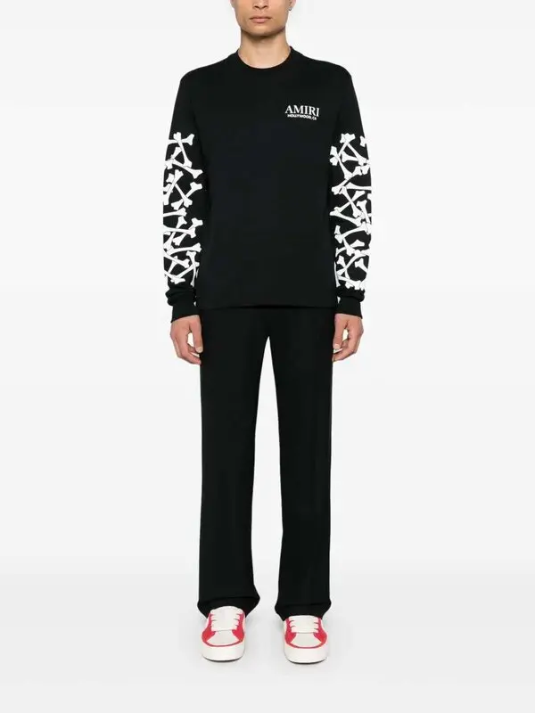Amiri Stacked Bones Long-sleeve T-shirt