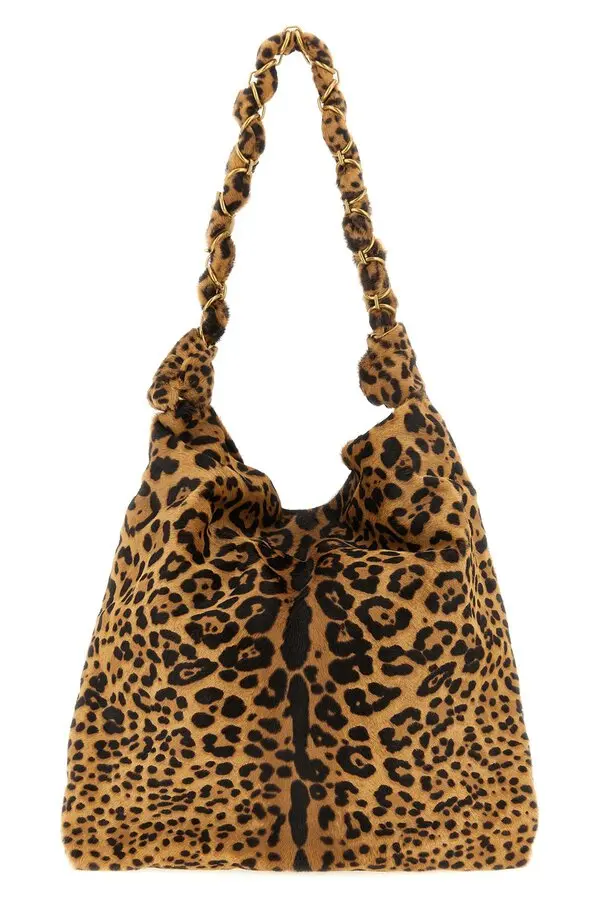 Saint Laurent Amalia' Medium Shoulder Bag - Brown