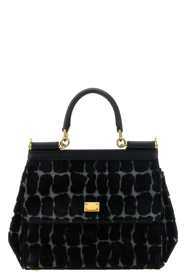 Dolce & Gabbana Sicily' Small Handbag - Black
