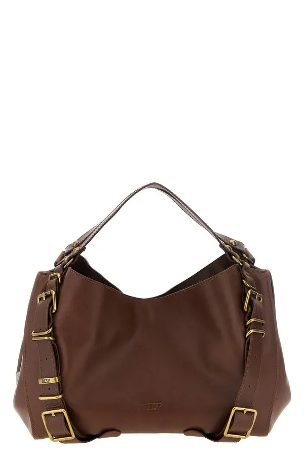 DIESEL® D-one' Medium Handbag - Brown