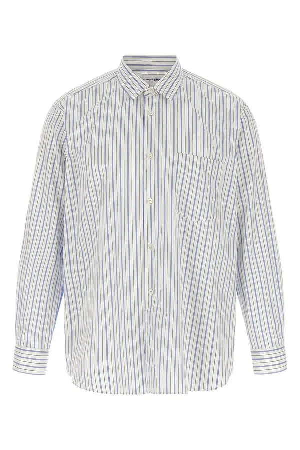 Comme Des Garçons Solid Color Insert Shirt - Multi