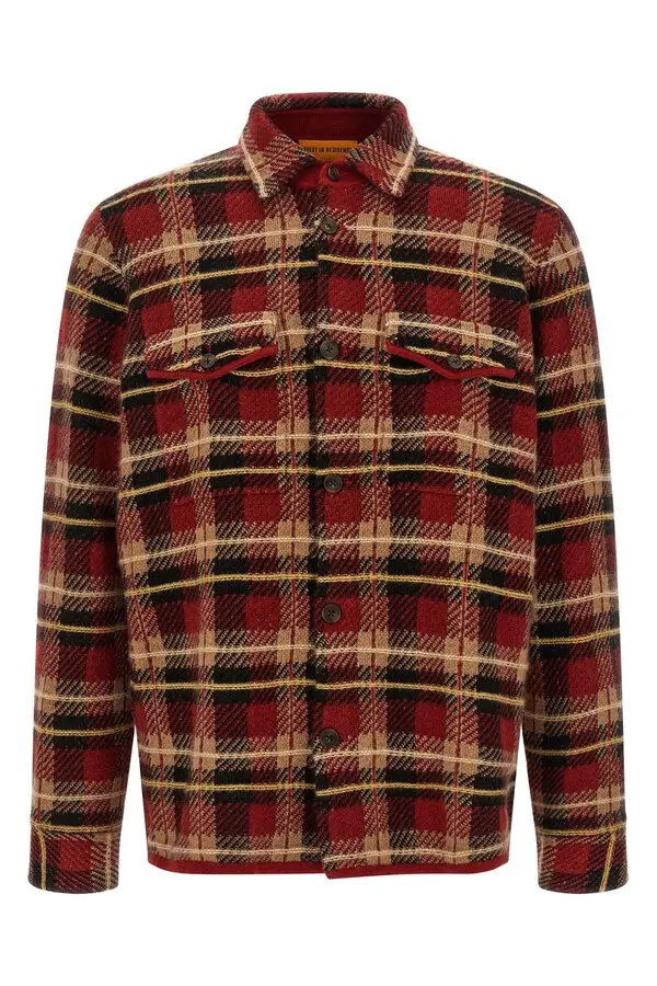 Guest In Residence Plaid Work' Shirt