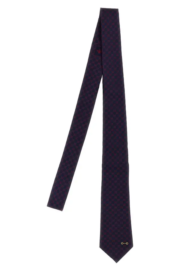 Gucci Mono Morset' Tie - Blue